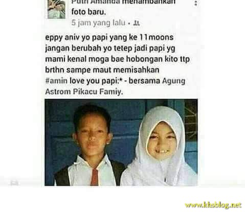 Kumpulan gambar gaya pacaran dan sms anak SD sekarang...eta ...