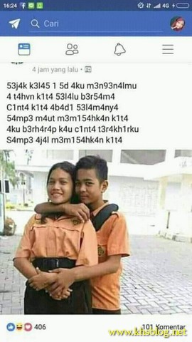 Kumpulan gambar gaya pacaran dan sms anak SD sekarang...eta ...